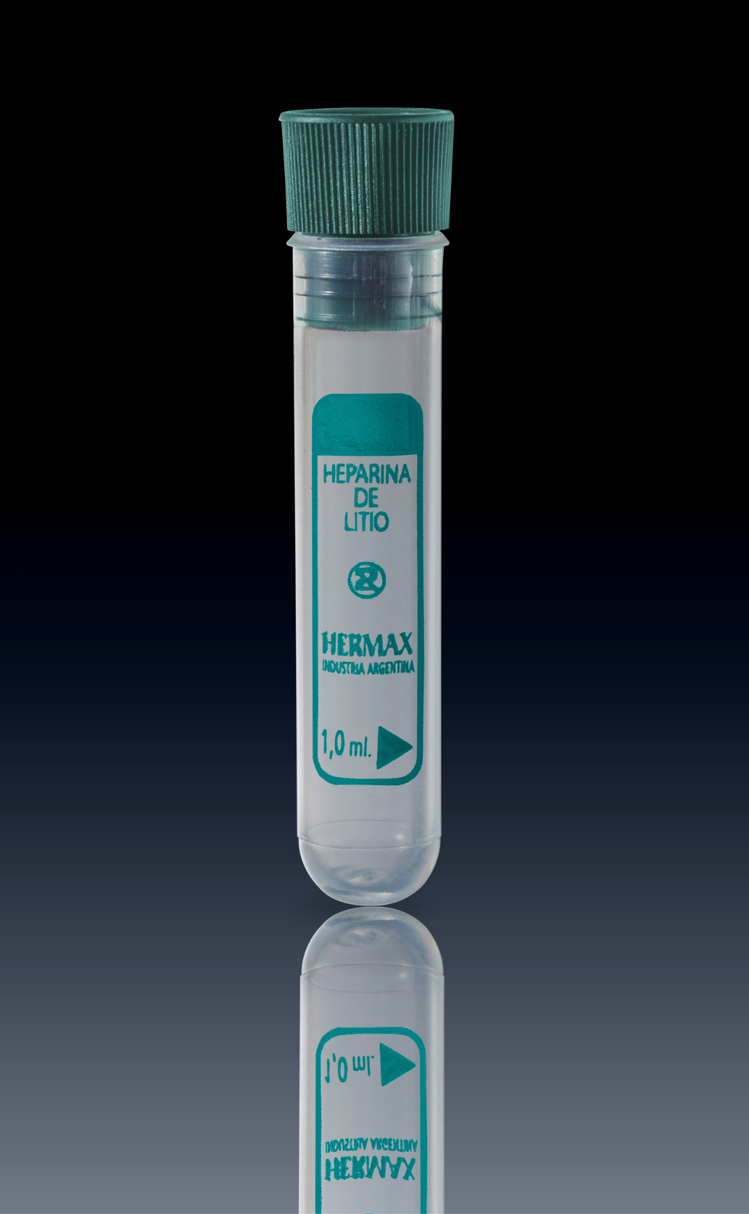 Tubo 12×56 Heparina de Litio 1ml Tapa Plástica – Hermax Laboratorios